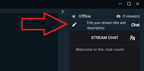 How To Change Your Stream Title on Twitch
